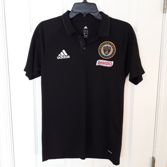 adidas | Shirts | Adidas Philadelphia Union Polo Size As Black Climate ...